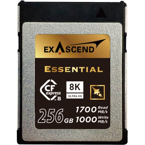 Exascend Essential CFexpress Type B Card 256GB/ Read: 1800 MB/s, Write ...